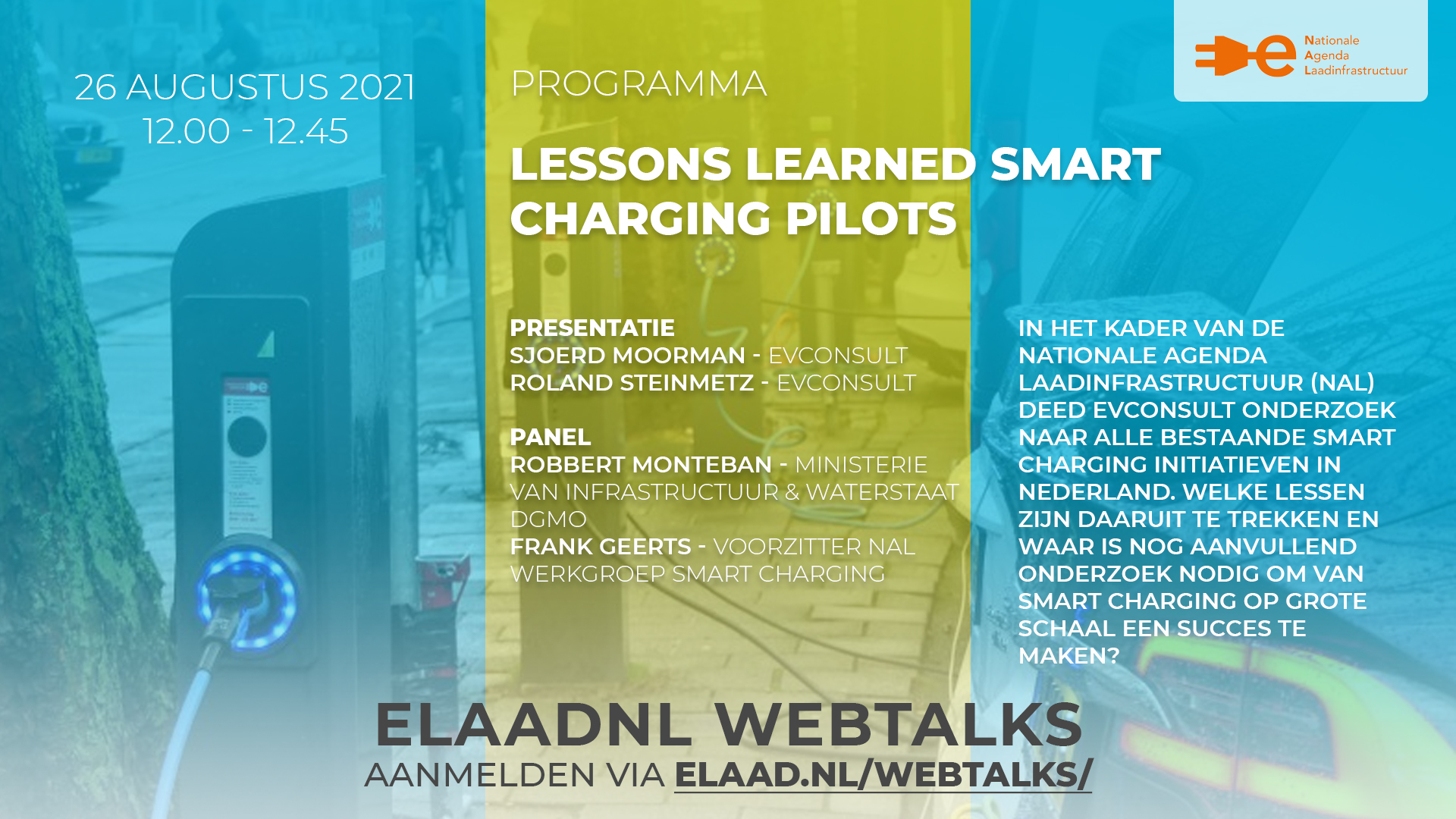 Lessons Learned Smart Charging pilots • Evenementen • ElaadNL