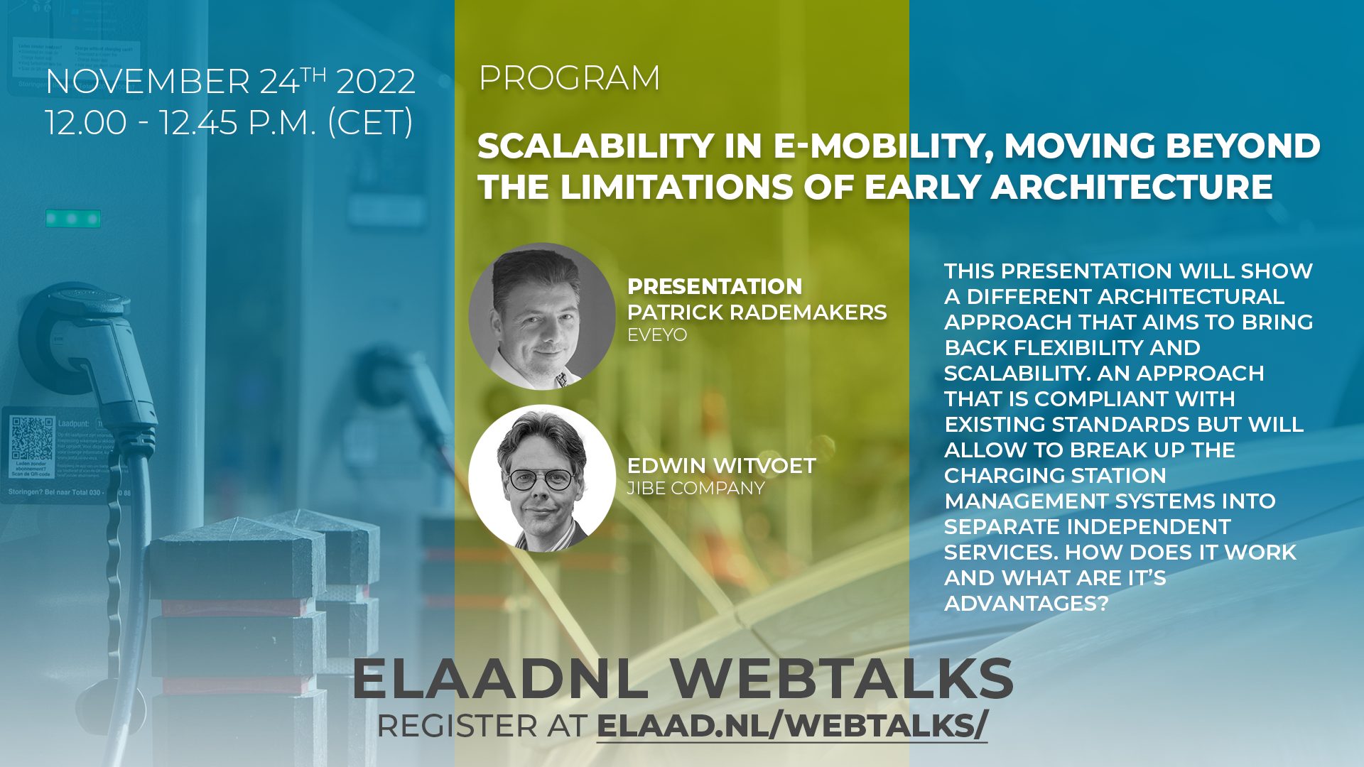 Scalability in E-Mobility, moving beyond the limitations of early architecture • Events • ElaadNL